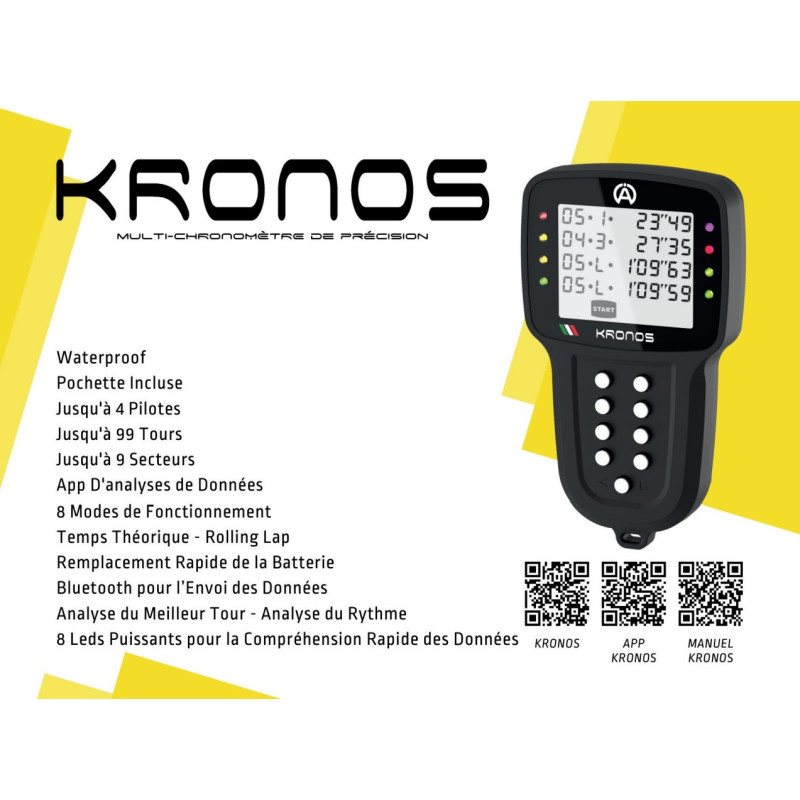 Chronomètre manuel ALFANO solide et performant